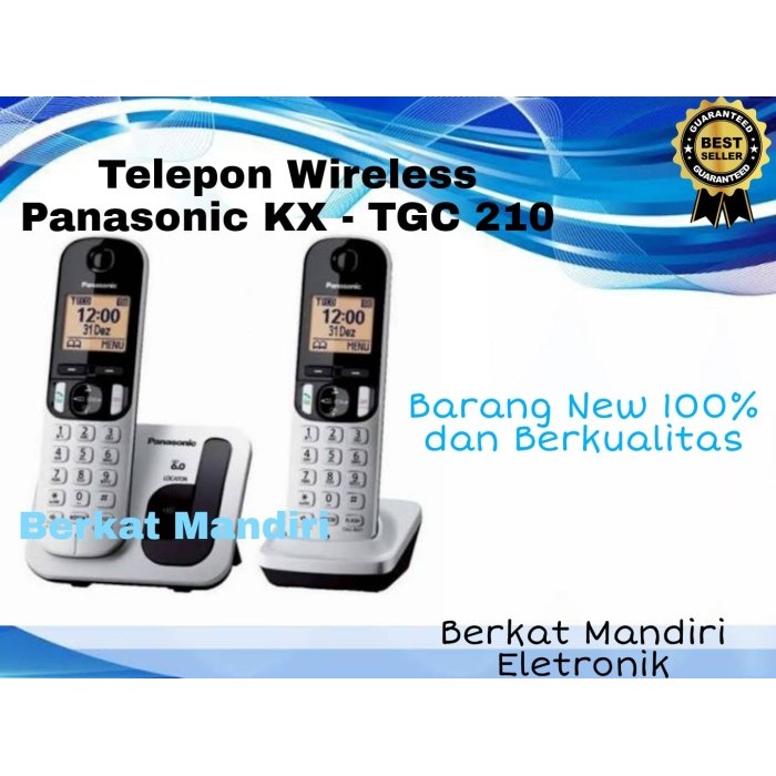 Jual Panasonic Cordless/Telepon Wireless Panasonic KX-TGC212 | Shopee Indonesia
