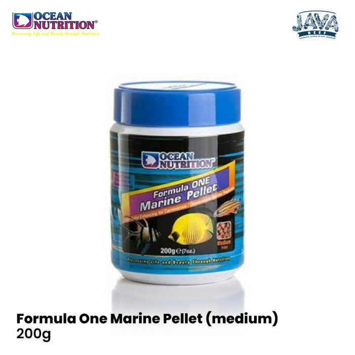 Jual Ocean Nutrition Formula One Medium Marine Pellet 200gram | Shopee ...