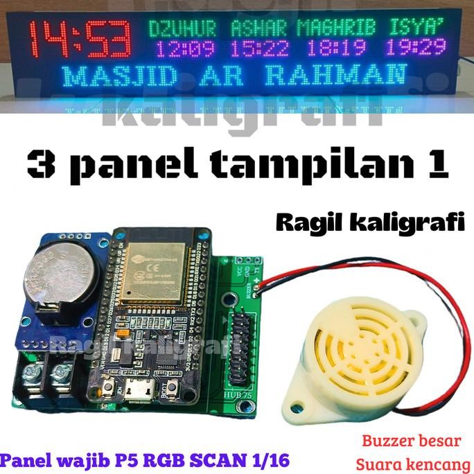 Jual Sale Kontroler Jam Sholat Wifi -Kontroler Jws Rgb 1X3 Panel P5 Rgb ...