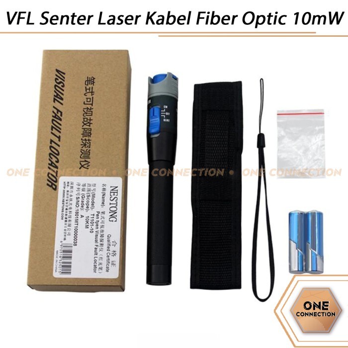 Jual VFL Senter Laser Kabel Fiber Optic 10mW Visual Fiber Locator 10mW ...