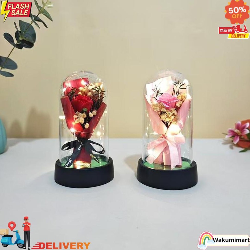 Jual Balody Mawar Gift Box/Bunga Lampu Led Bunga/Hadiah Ulang Tahun ...