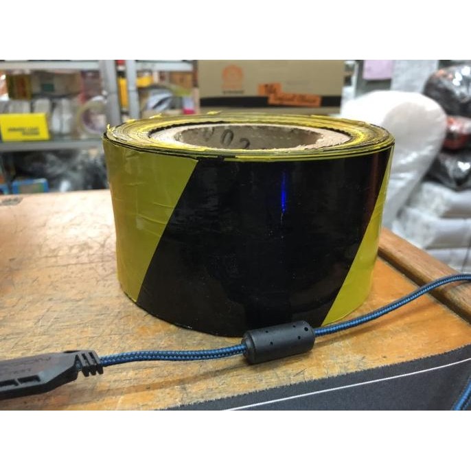Jual Promo SAFETY GARIS PROYEK POLICE LINE BARRICADE TAPE UKURAN 3" X ...
