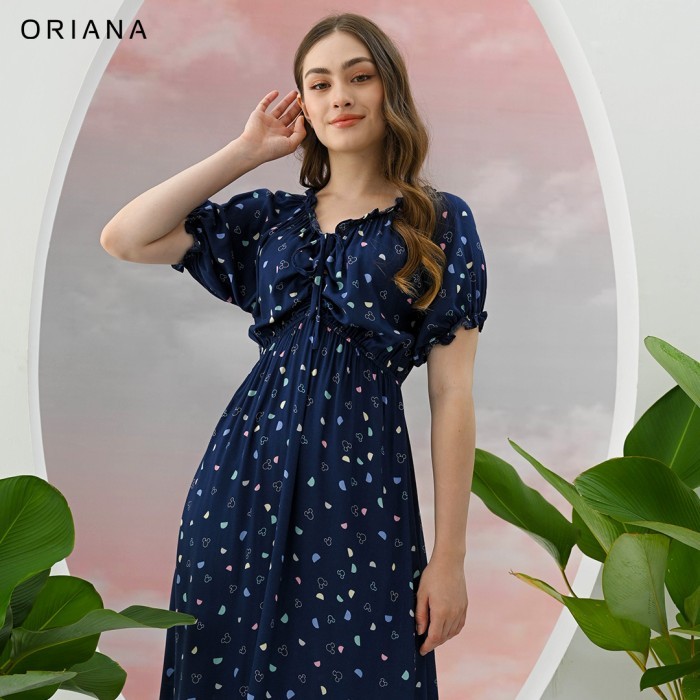 Jual Mickey Mouse - Oriana Maxi Dress DSRF Kiss Blogger Series | Shopee ...
