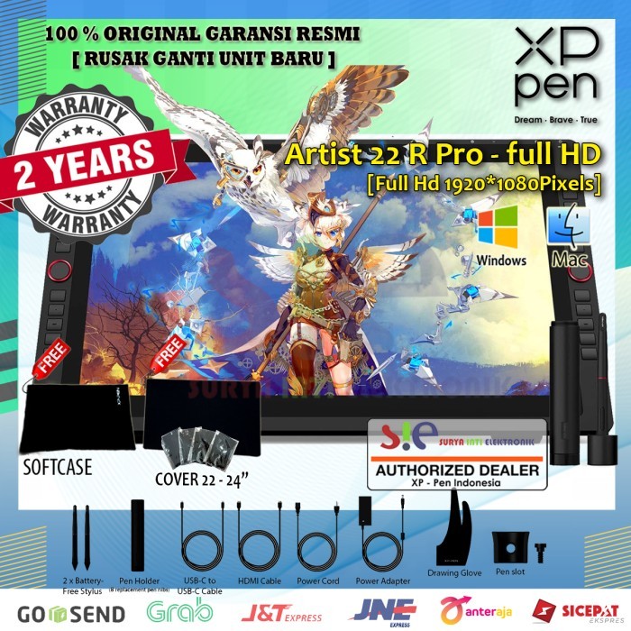 Jual Xp Pen Artist 22R PRO Garansi Resmi 2 Tahun | Shopee Indonesia
