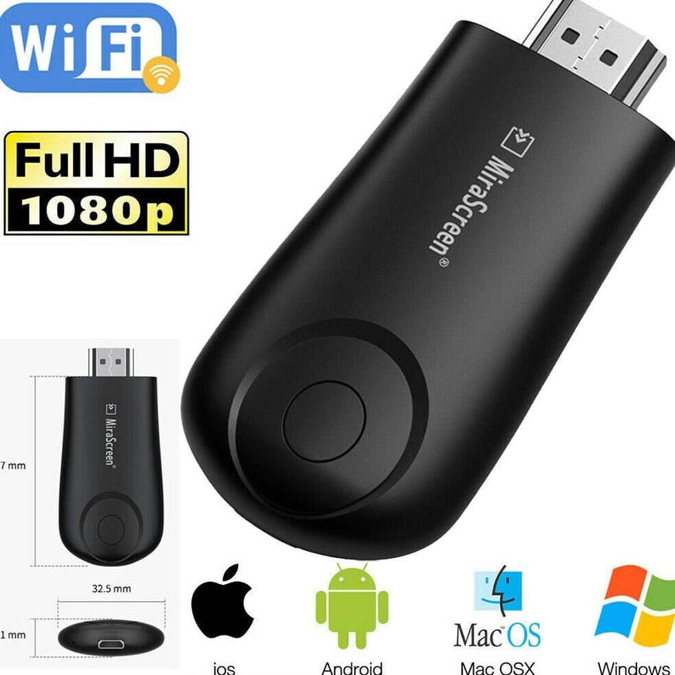 Jual AR MIRASCREEN E9 HD TV STICK WIRELESS DISPLAY DONGLE 2.4G | Shopee ...