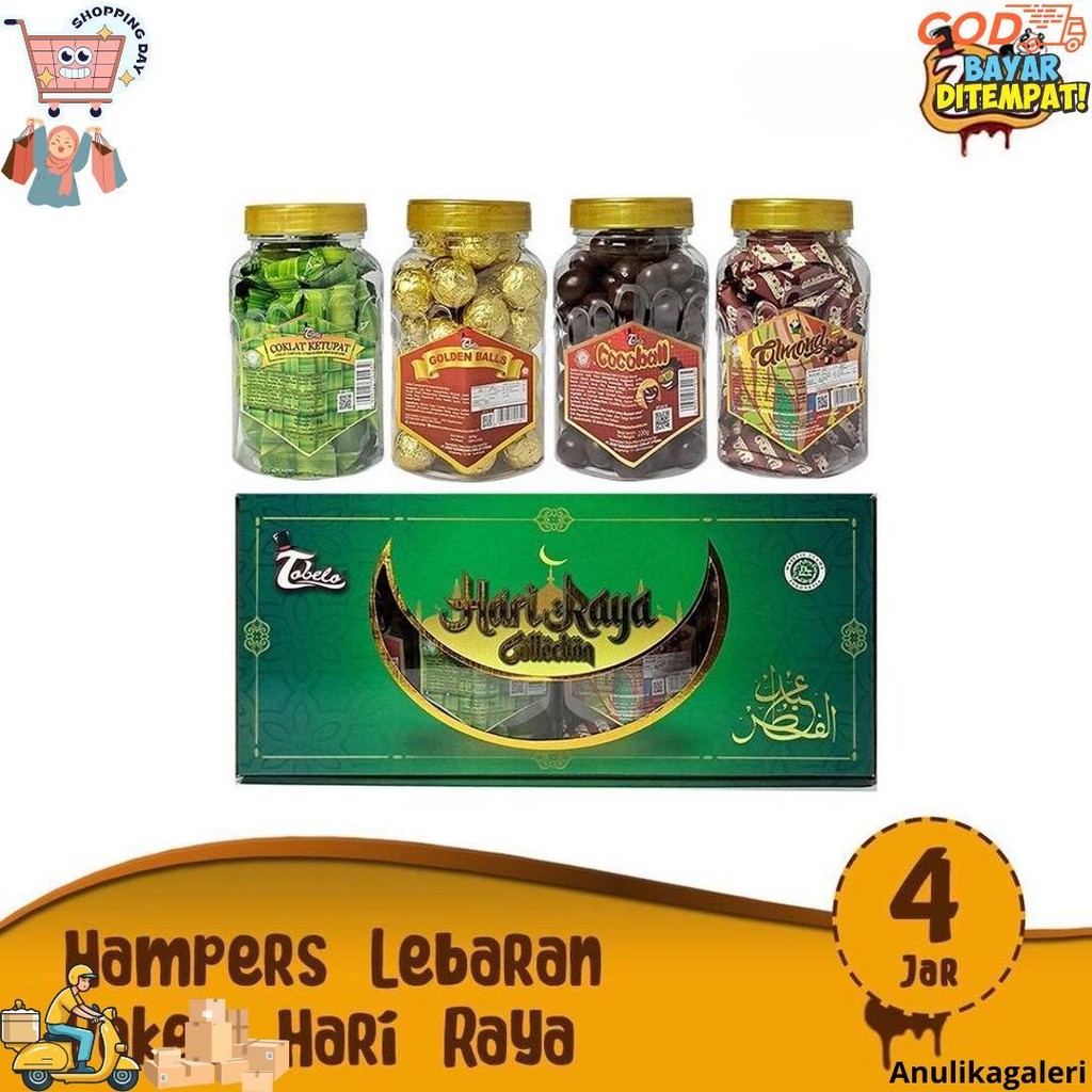 Jual Produksi Baru Paket Coklat Tobelo Hampers Hari Raya Lebaran Isi 4 Varian Coklat D Promo ...