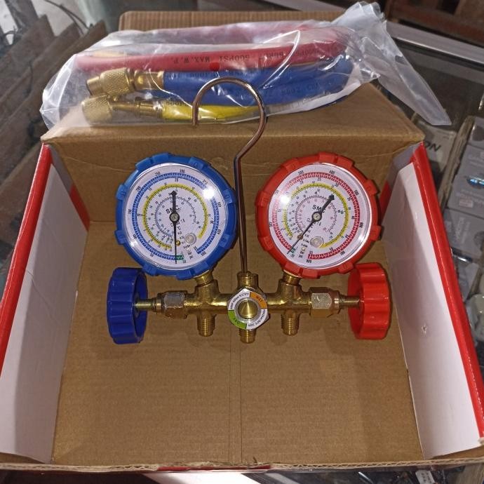 Jual ^^^^^] Manifold Set Regulator pengisian Freon Analyzer multi ...