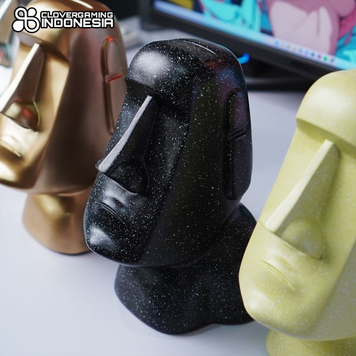 Jual Emot Batu Stand Headset Tissue Box Easter Moai Emote Statue ...