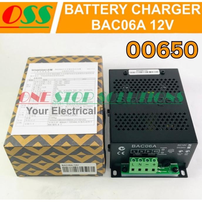 Jual BEBAS ONGKIR - BATTERY CHARGER SMARTGEN BAC06A 12V 5A 6A | Shopee ...