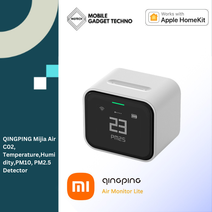 Jual Promo!! Xiaomi Qingping Air Quality Detector Monitor Lite Pm2.5 ...