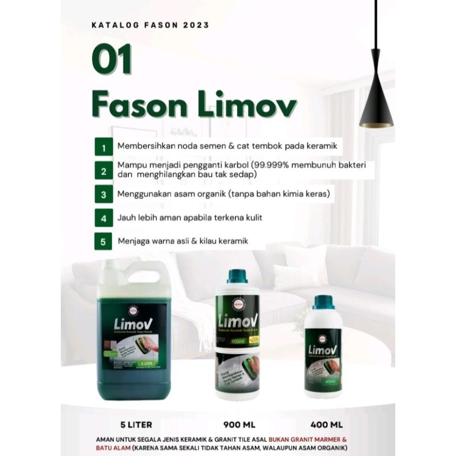 Jual FASON LIMOV JERIGEN 5 LITER | Shopee Indonesia