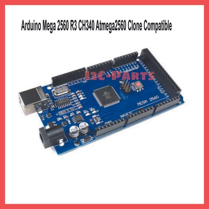 Jual Promo Arduino Mega 2560 R3 CH340 Atmega2560 Clone Compatible Tanpa Cable COD | Shopee Indonesia