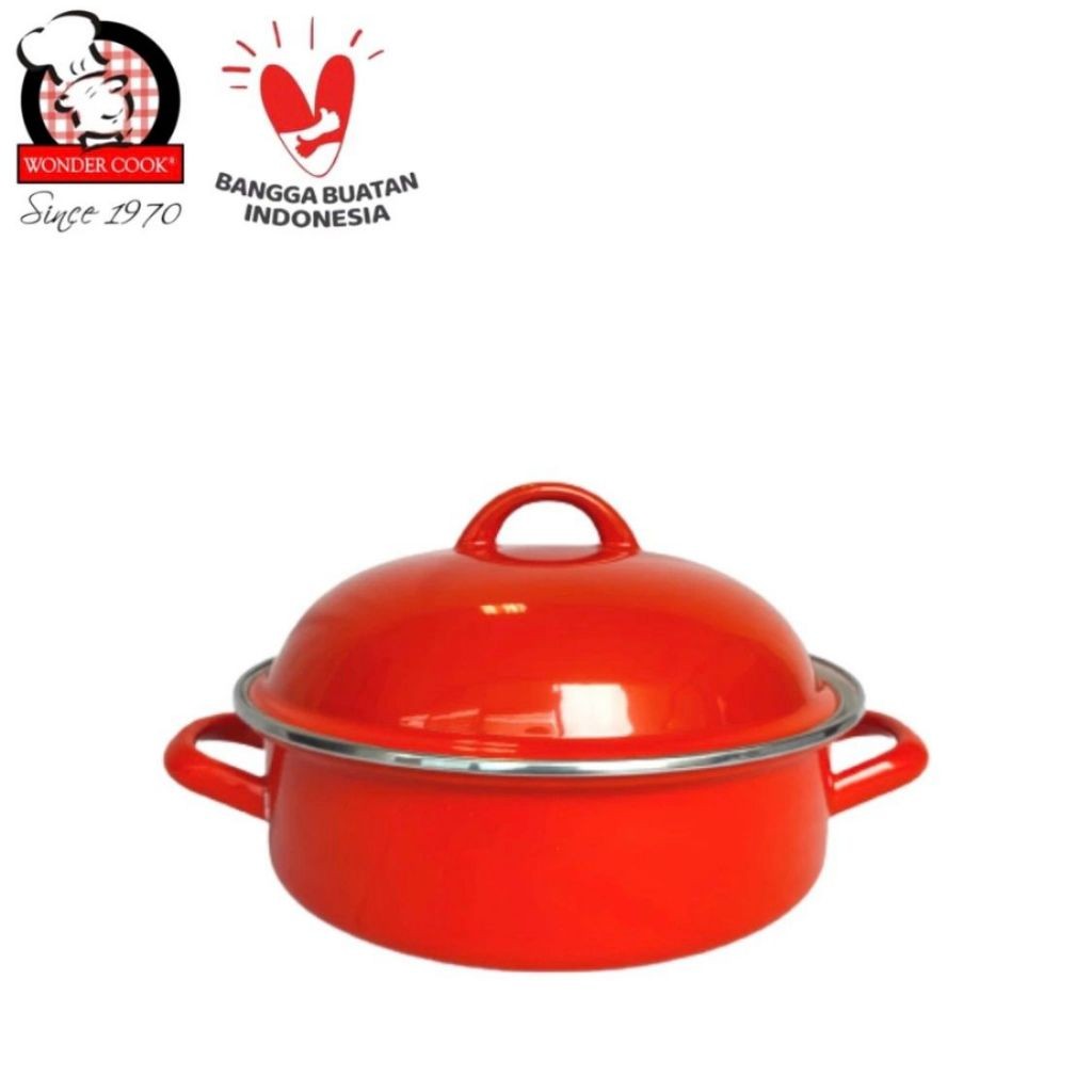 Jual Panci Enamel Buffet Server Enamel / Panci Wondercook | Shopee ...