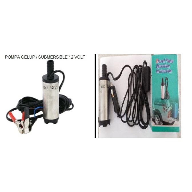 Jual POMPA CELUP SUBMERSIBLE PUMP DC 12 VOLT / 12 LPM TERMURAH | Shopee ...