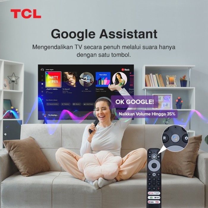Jual TV LED TCL 40 INCH 40A5 ANDROID SMART TV 9.0 GARANSI RESMI 3TH ...