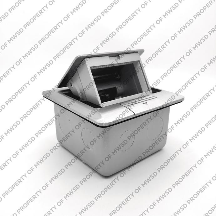 Jual [ TM ] SCHNEIDER FLOOR SOCKET KOSONG W BOX IP44 SILVER E227F_ABE ...