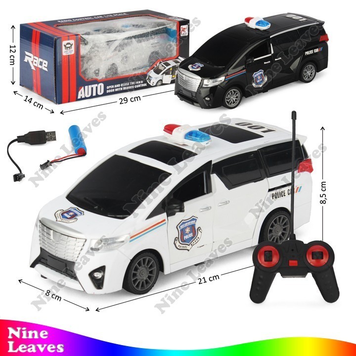 Jual Mainan Anak RC Remote Control Mobil Polisi Alphard 1:18 Charge ...