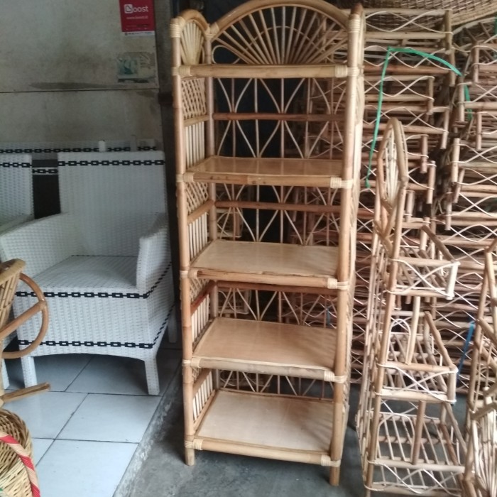 Jual RAK LEMARI ROTAN 5 SUSUN | Shopee Indonesia