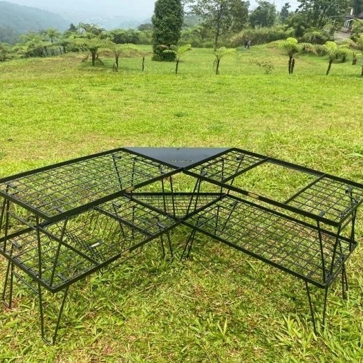 Jual SWANGGI Meja Lipat Papan Besi Hitam Portable IGT | Shopee Indonesia