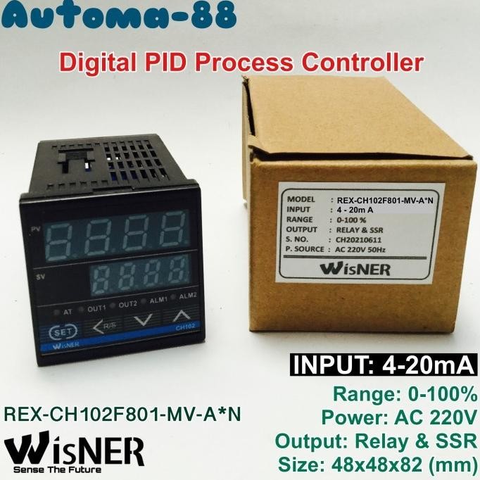Jual WISNER REX-CH102-F801-MV-AN DIGITAL PID CONTROLLER INPUT 4-20MA ORIGINAL DAN TERPERCAYA ...
