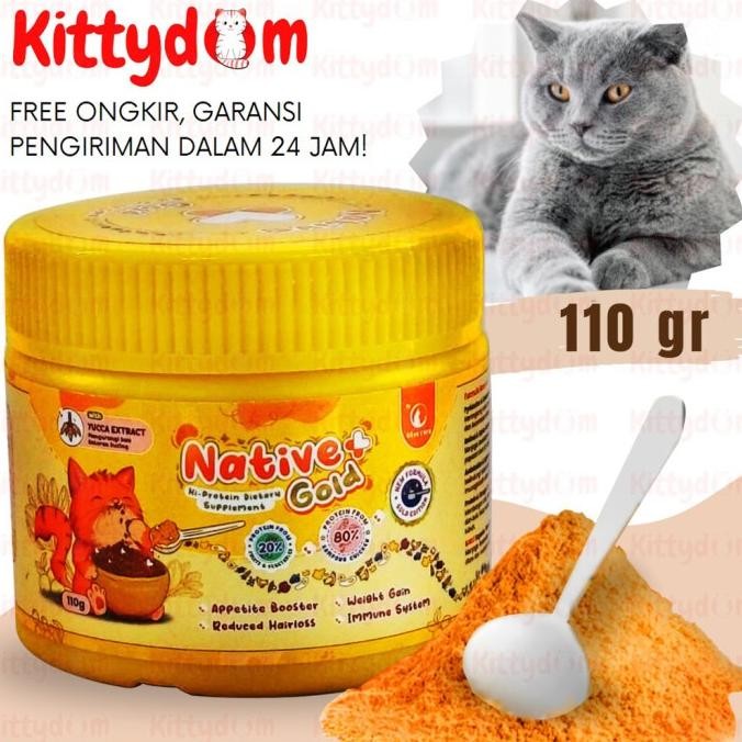 Jual Tersedia KITTYDOM Native Plus Olive Care Vitamin Kucing Cat ...