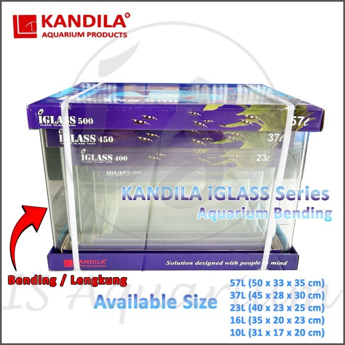 Jual LIMITED EDITION Akuarium Bending Kandila iGlass Series Super Clear Tank Aquarium | Shopee ...