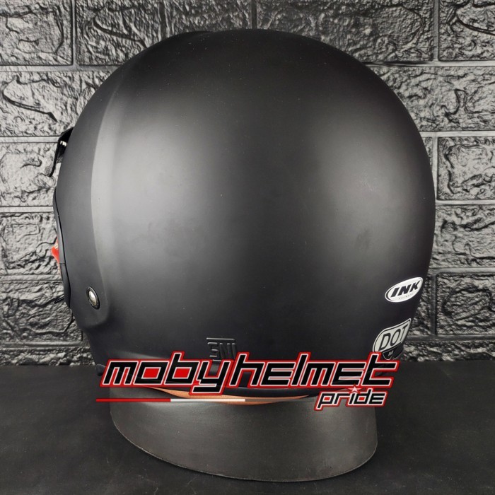 Jual Helm INK Trooper Solid - Black Doff - Black Matt | Shopee Indonesia