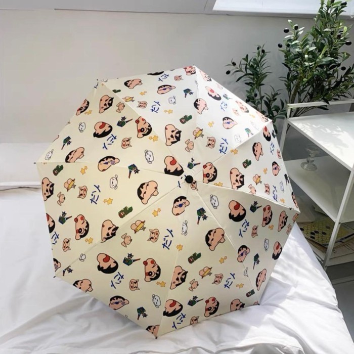 Jual Code Payung Lipat Karakter Kartun Snoopy Pooh Sinchan Sanrio Toy ...