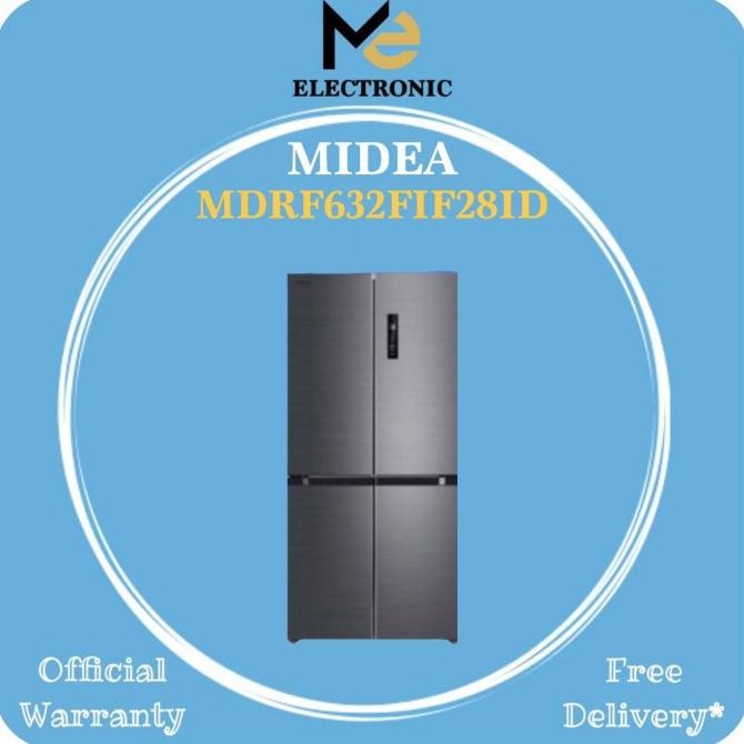 Jual KULKAS MIDEA 4 PINTU MDRF632FIF28ID INVERTER QUATRO KULKAS MULTI DOOR MDRF 632FIF 28ID ...