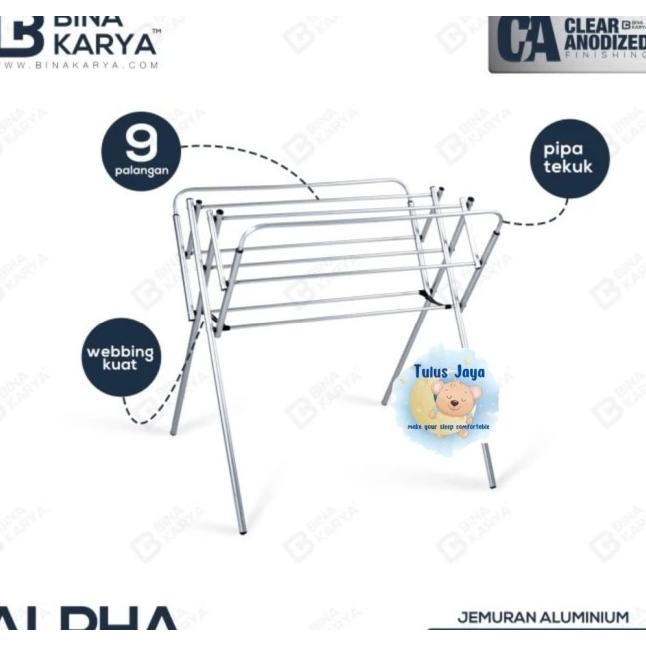 Jual Jemuran Ra Handu Bina Arya Tainle Teel Alumunium | Shopee Indonesia