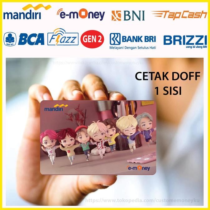 Jual Produk Baru!! MANDIRI EMONEY Etoll Design Animasi BTS Mini Doll by ...