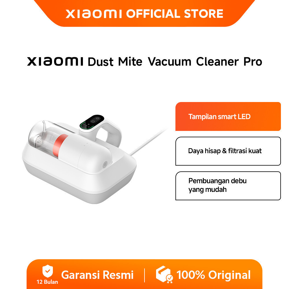 Jual Xiaomi Dust Mite Vacuum Cleaner Pro | Daya isap cyclone 14 kPa ...
