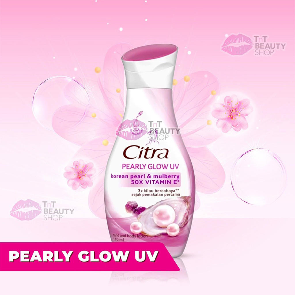 Jual Citra Lotion Pearly Glow UV Hand & Body 110ml | TnT Beauty Shop ...