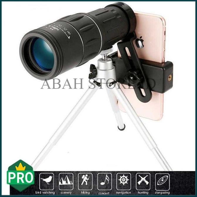 Jual Lensa Zoom HP Super Tele 6x Zoom 16X52 untuk semua Android dan IOS ...