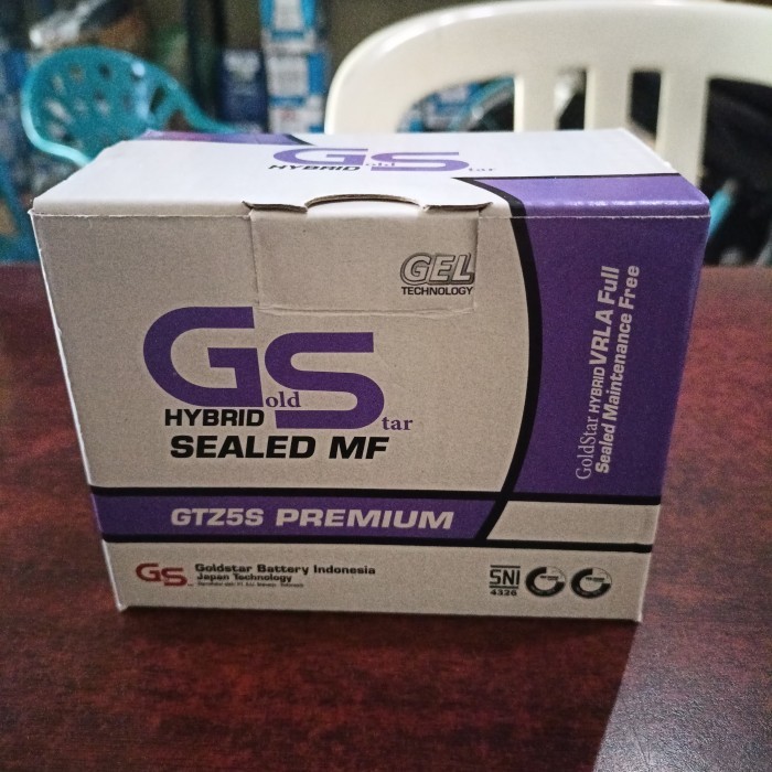 Jual Aki Honda / Aki GS GTZ5S MF/ GS MF GTZ 5S/ GS MF GTZ-5S | Shopee ...
