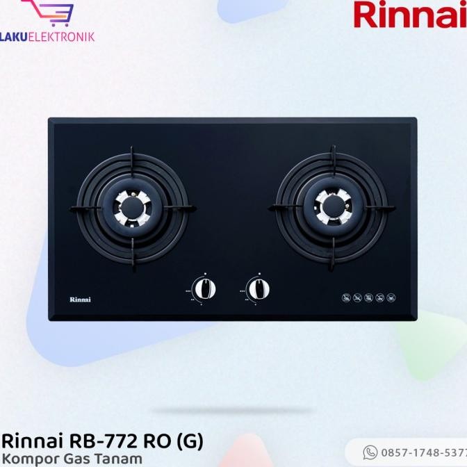Jual Built-In Gas Hob Kompor Gas Tanam 2 Tungku Rinnai Rb-772 Ro (G) | Shopee Indonesia