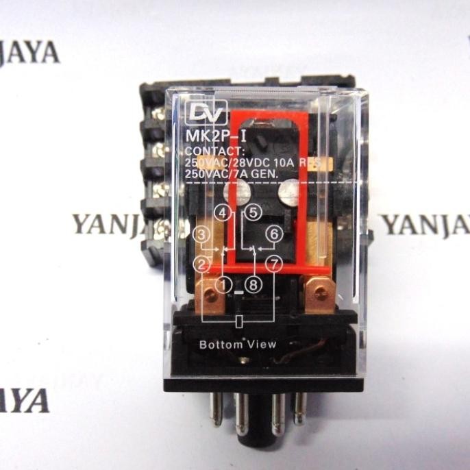 Jual Promo MK2P-1 220VAC 10A DV 8PIN/relay MK2P-1 220VAC 8pin 10A DV COD | Shopee Indonesia
