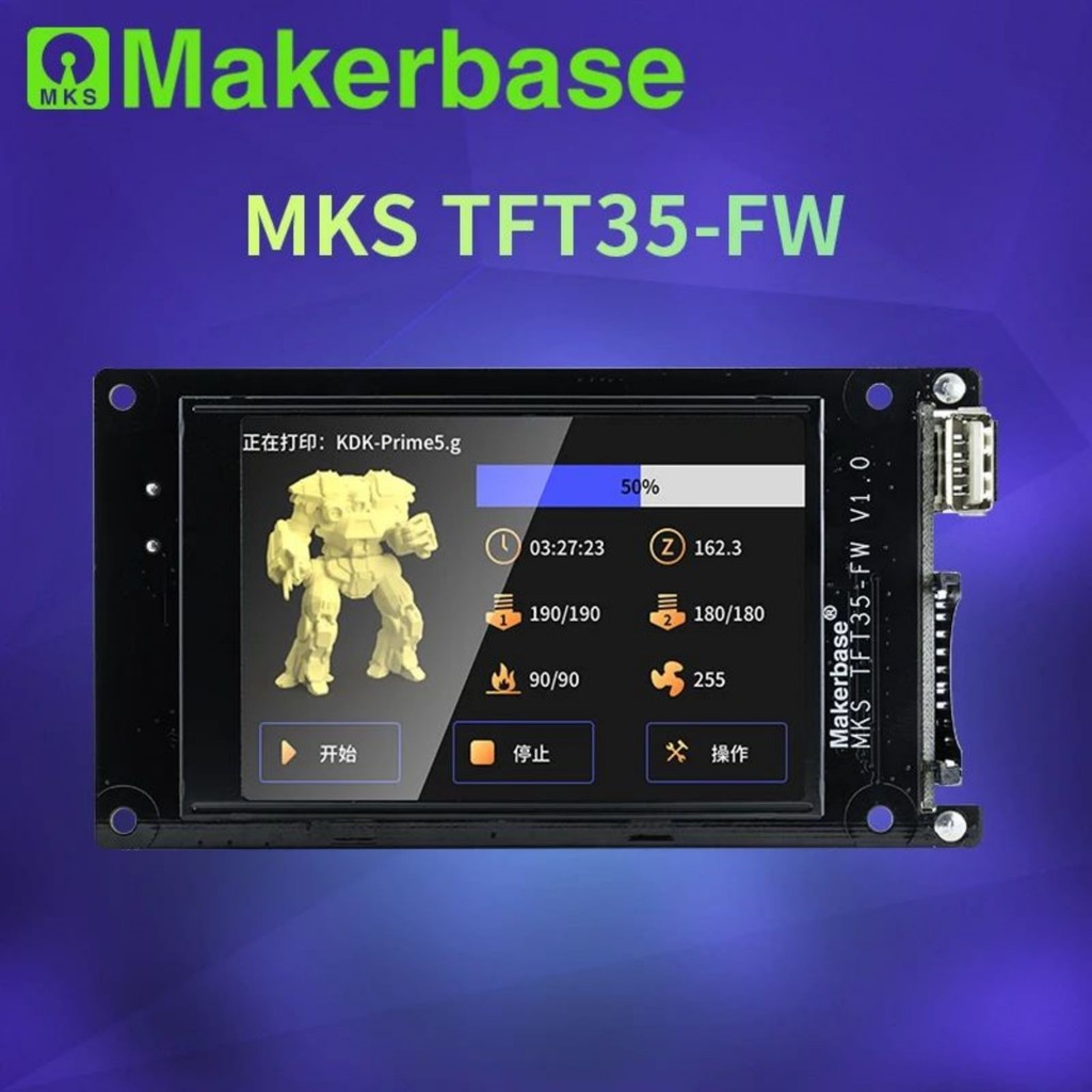 Jual Makerbase MKS TFT35 FW V1.0 3.5 Inch Touch Screen 3d | Shopee ...