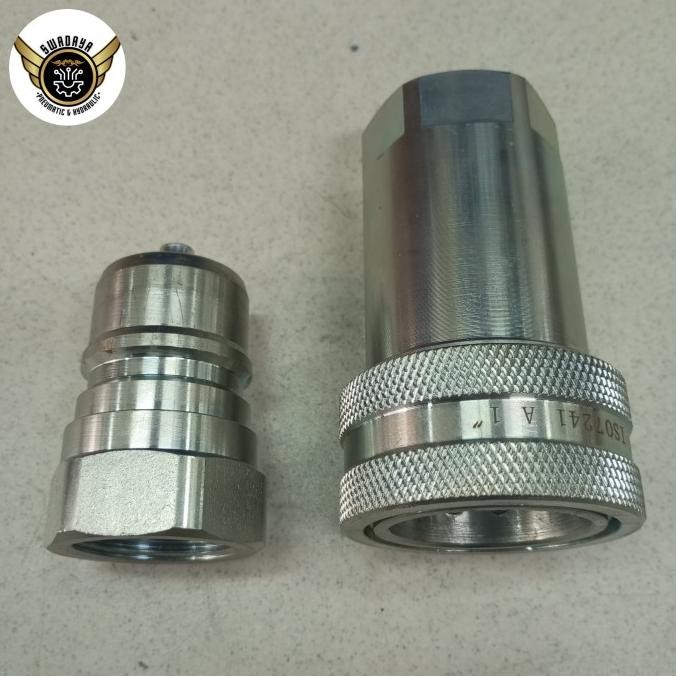 Jual Quick Coupler Hydraulic 1" Npt / Quick Coupling 1" Npt | Shopee ...