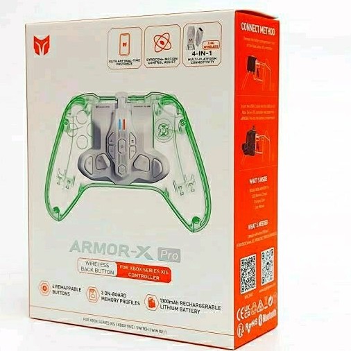 Jual BIGBIG WON Armor-X Pro Wireless Back Button Attachment White ...