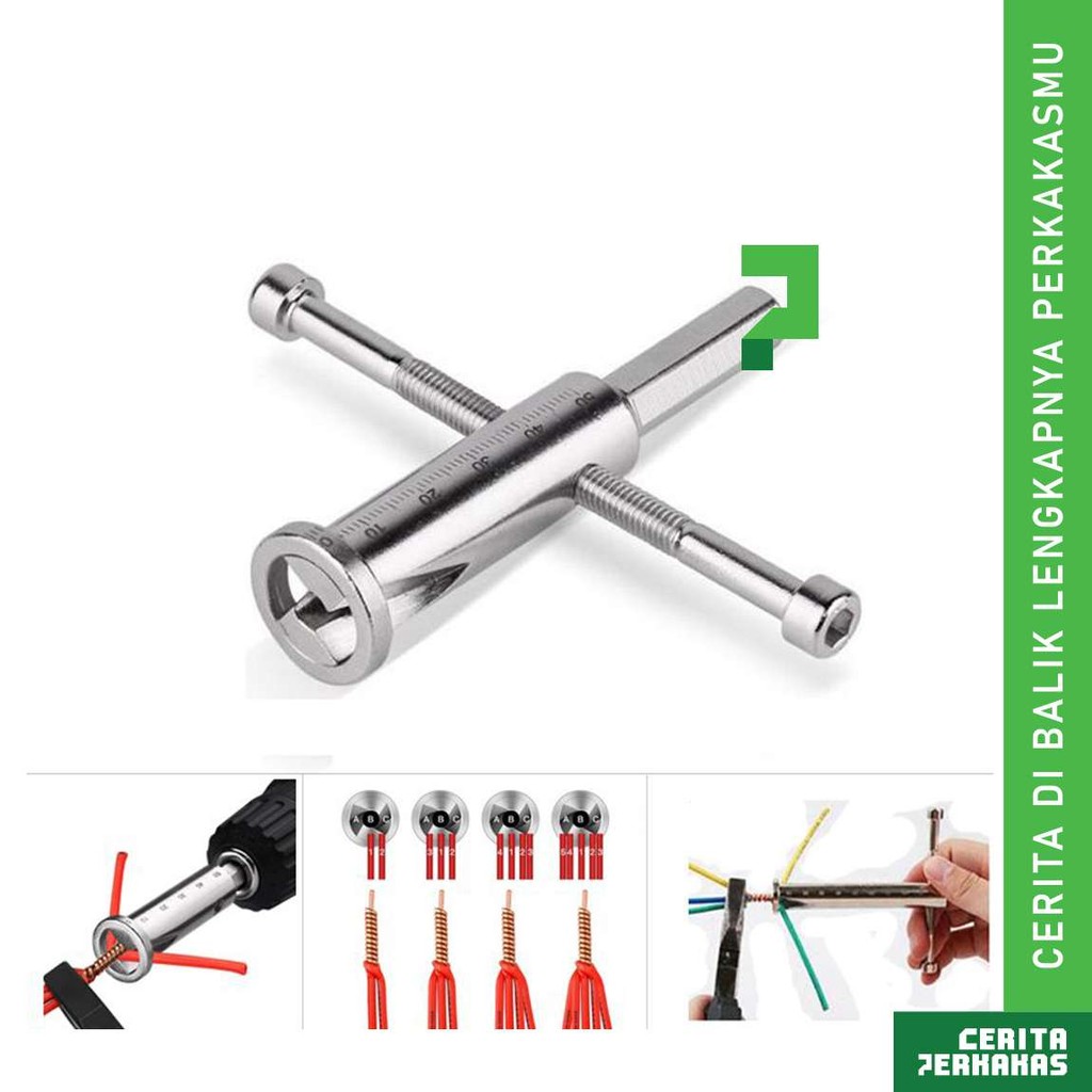 Jual Pemutar Alat Kawat Kabel Konektor CP / Baja Power Drill Drivers ...