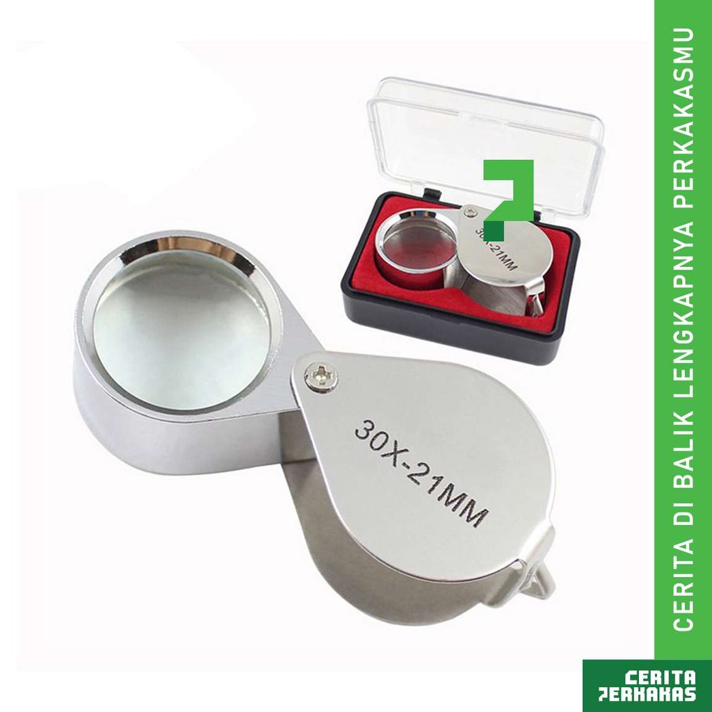 Jual 30x-21mm Triplet CP / Lup Kaca Pembesar Lipat Perhiasan Batuan ...