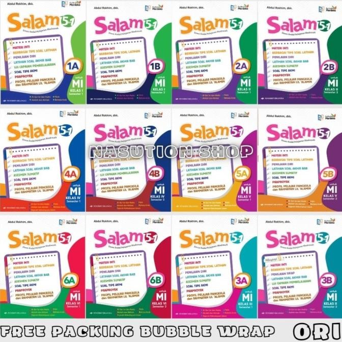 Jual Ori - Buku Salam Kelas 1 2 3 4 5 6 MI Erlangga Kurikulum Merdeka ...