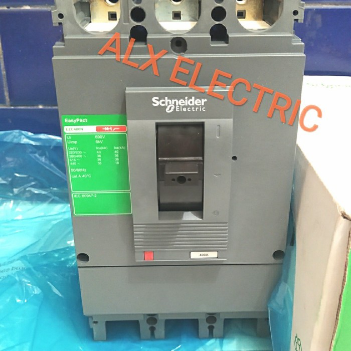 Jual SCHNEIDER MCCB BREAKER EZC400N EZC 400N 3400N 3P 400A 36KA ...