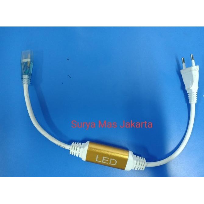 Jual Socket Colokan Jack Lampu Selang Led 2835 Smd 220V 100 Meter ...