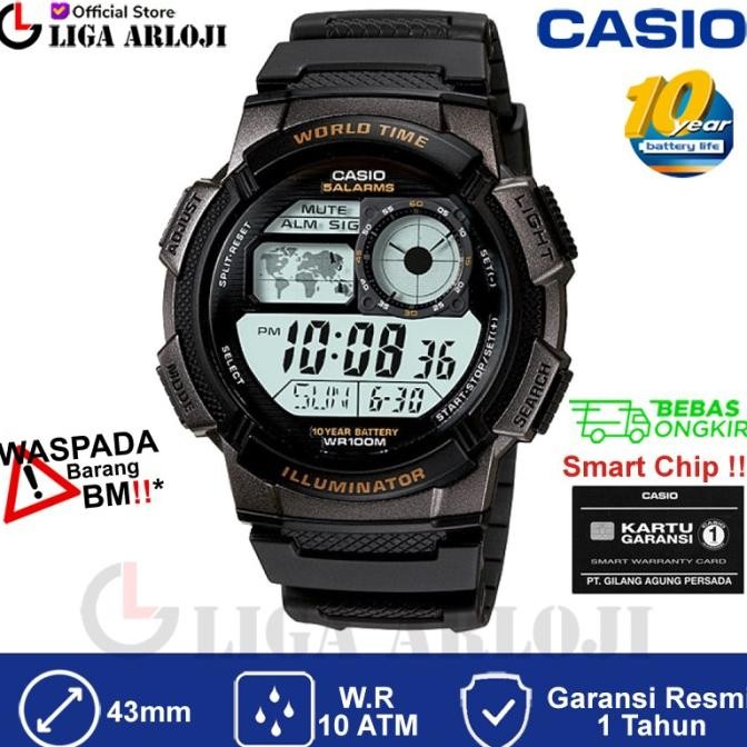 Jual Casio Ae-1000W-1Avdf - Jam Tangan Pria - Hitam | Shopee Indonesia