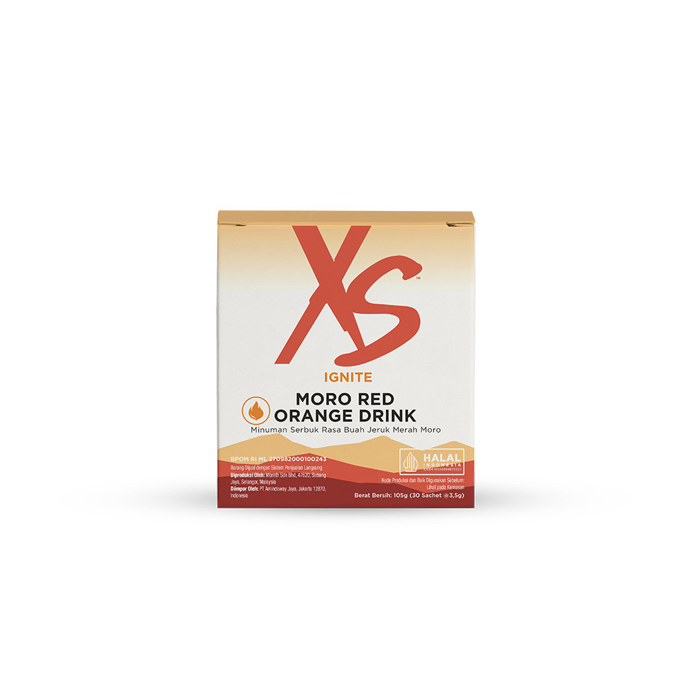 Jual Amway Nutrilite XS Ignite Moro Red Orange Drink Original Ready ...
