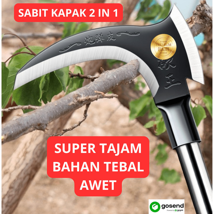 Jual Pemangkas Sabit Ganda Pemangkas Rumput Arit Rumput Import | Shopee ...