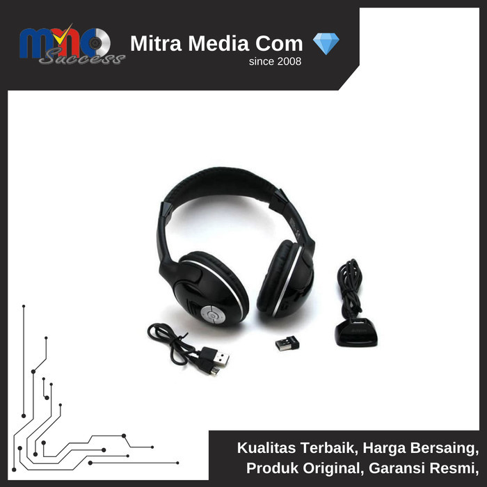 Jual A4Tech Headset RH-500, Wireless 2.4 HD Multilink Share Original ...