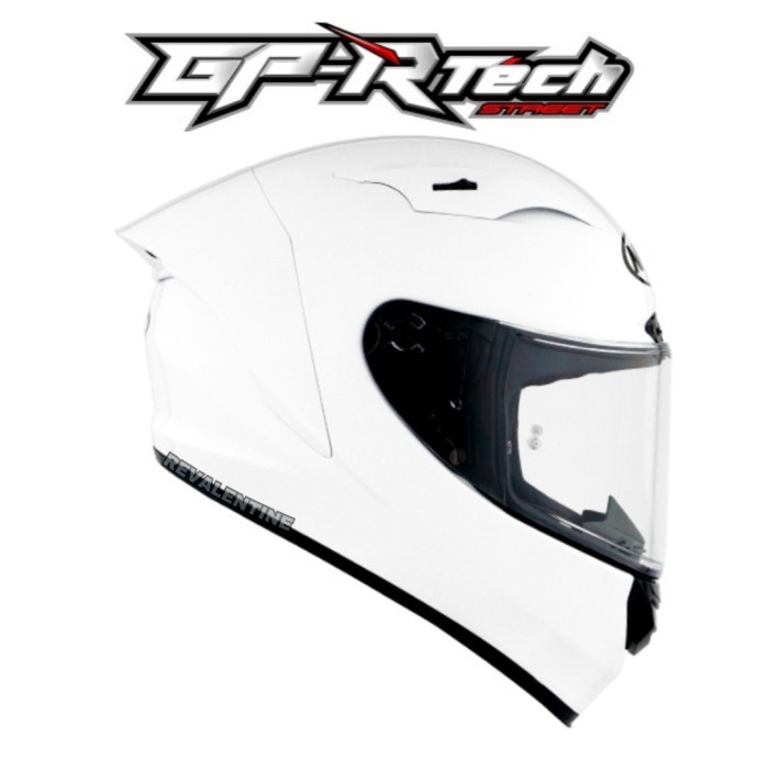 Jual NHK GPR TECH STREET SOLID WHITE ORIGINAL HELM MOTOR FULL FACE ...